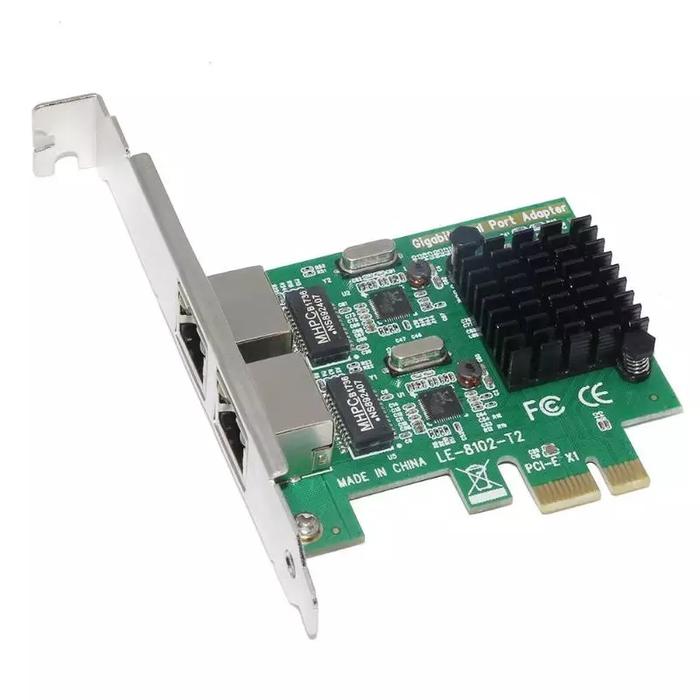 Jual Card Pcie Gigabit Lan 2 Port Free Low Profile Bracket Di Seller Velvet Store - Cengkareng ...