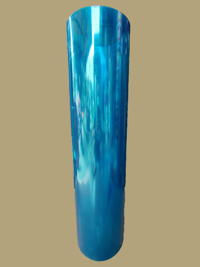 Jual Seng Plat Plastik / pagar 1 mm Biru Transparan Polos / Meter ...