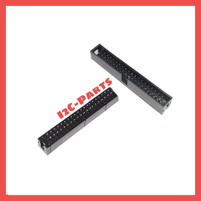 Jual DC3-40P IDC BOX Header 40pin 2x20 Male Socket JTAG Soket 40 pin ...