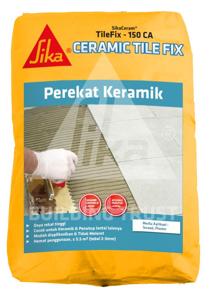 Promo SikaCeram 150CA Mortar Lem Perekat Keramik Lantai dinding 25 Kg ...