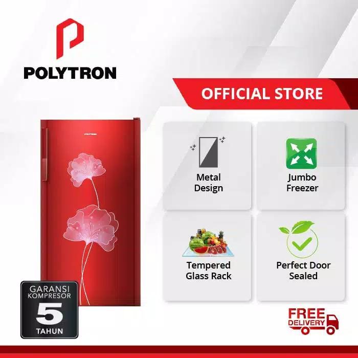 Jual Kulkas Polytron Belleza 1 Door Refrigerator 170 Liters PRA 17BNR ...