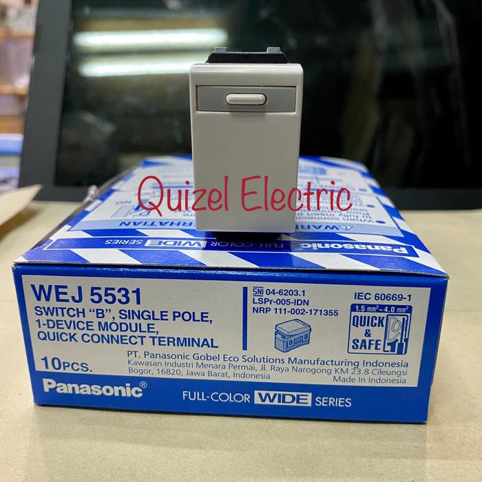 Jual Mata Saklar Panasonic WEJ 5531 Wide Series - Jakarta Pusat ...