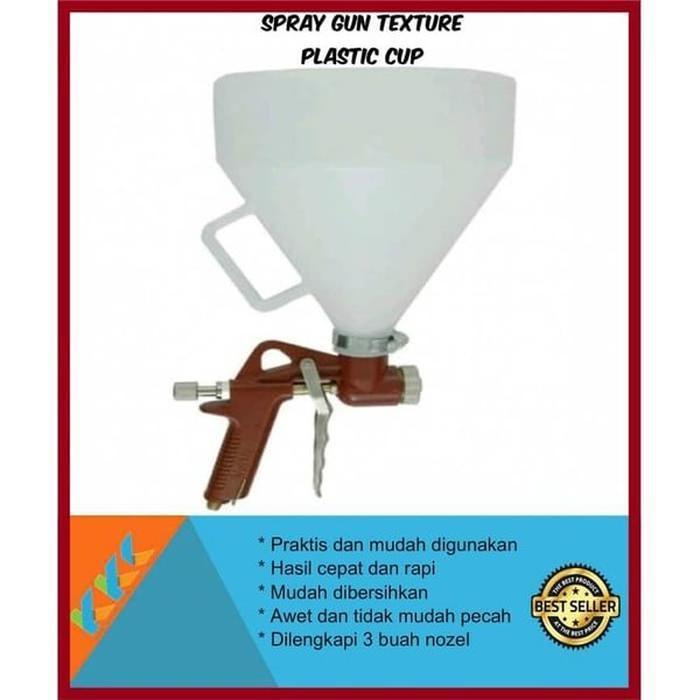 Jual Spray Gun Alat Semprot Cat Tekstur Tabung Plastik - Jakarta Pusat ...