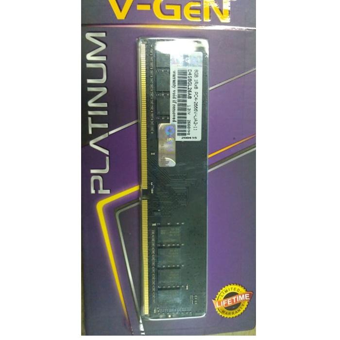 Jual RAM VGEN DDR4 8GB PC21300 2666Mhz V-GeN Memory PC LONGDIMM PLATINUM - Jakarta Pusat - Vgen ...