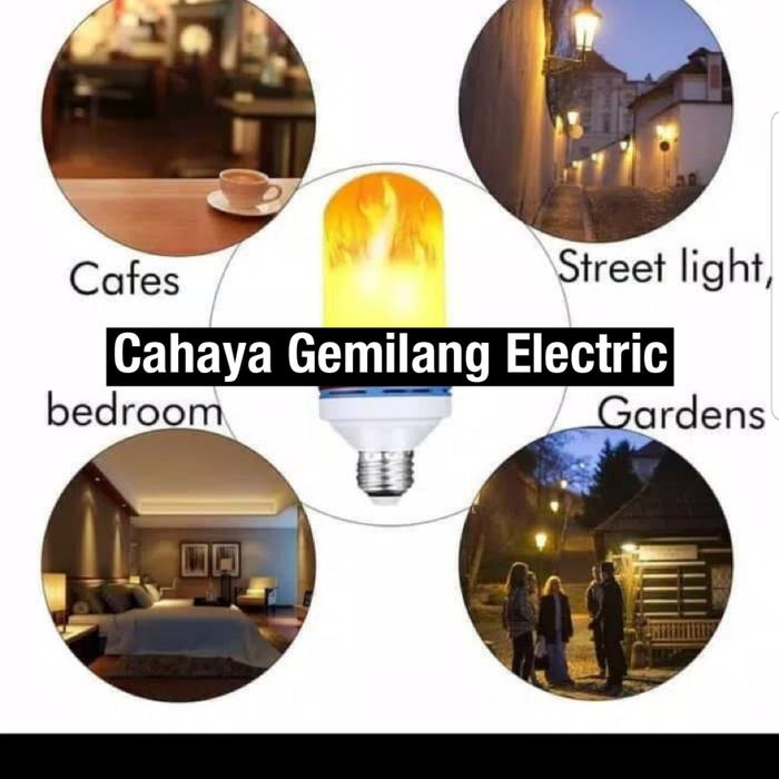 Jual Lampu led api 9watt 9w e27 efek api flame obor effect - Jakarta ...
