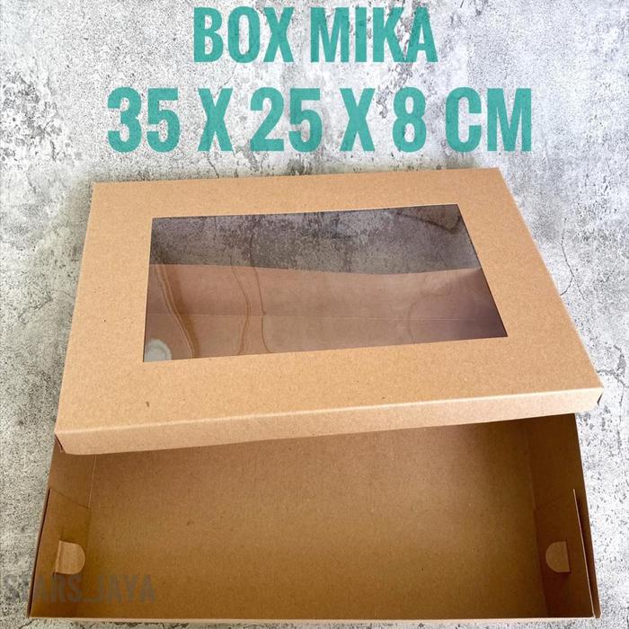 Jual Box Kraft / Dus Coklat B35258 Kotak Packaging, Kotak Kue, Kotak ...