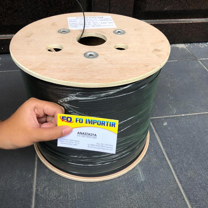 Jual Kabel Drop Wire Optik / Dw Fo Ftth 2 Core /1000m Di Seller Sweet ...
