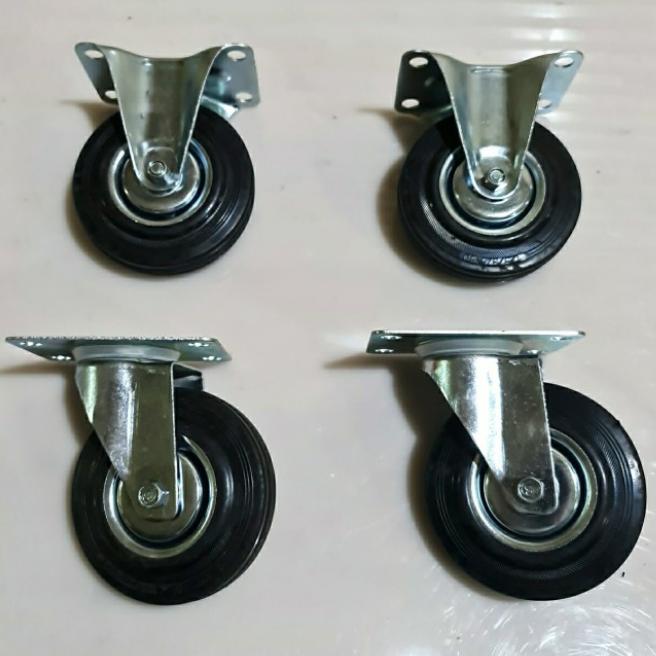 Jual Roda troly handtrak 125 / 5" 2putar -2lurus - Jakarta Barat ...