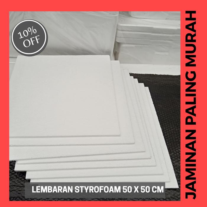 Jual PAPAN STYROFOAM / STEROFOAM LEMBARAN 50 x 50 cm - Kota Tangerang ...