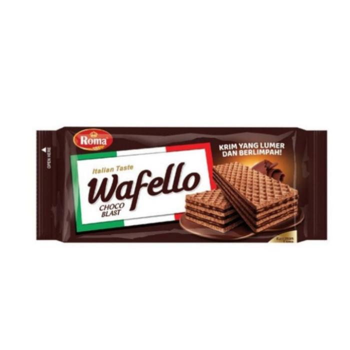 Jual Waffelo wafer krim coklat 21g makanan ringan jajanan Snack harga ...