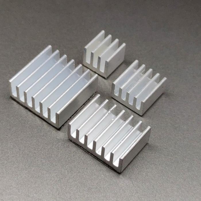 Jual 4pcs Silver Aluminium Heatsink pendingin heat sink Raspberry Pi 4 ...