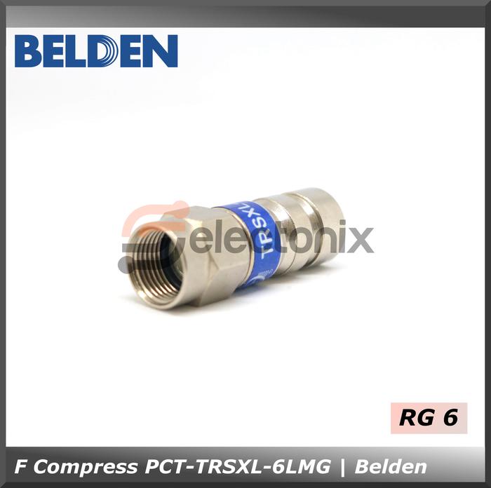 Jual F Compression Connector RG6 [PCT-TRSXL-6LMG] - Jakarta Utara ...
