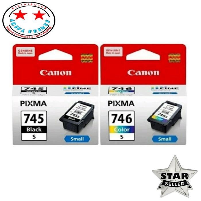 Jual Tinta Printer CANON 745s 746s 1set ORIGINAL ink Cartridge ...