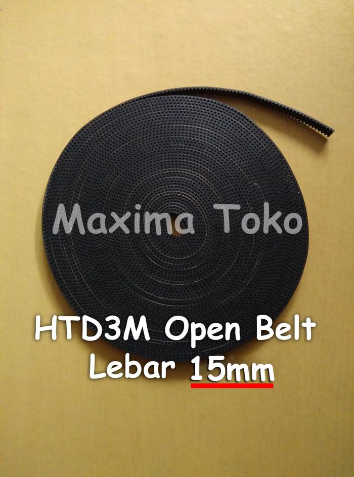 Jual Timing Belt HTD3M Open Loop Lebar 15mm Per 500mm HTD 3M Width 15 mm - Harga Per 50CM - Kota ...