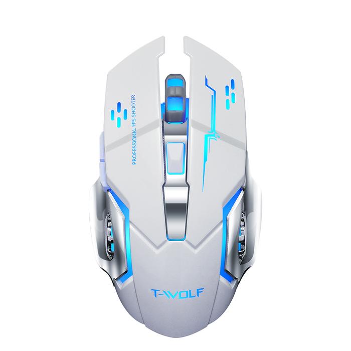 Jual SKU-1059 MOUSE GAMING WIRELESS LED T-WOLF Q13 (RGB) SILENT MOUSE ...