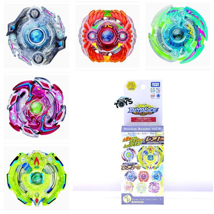 Jual Beyblade Burst B-61 Random Booster Vol. 4 Quad Quetzalcoatl.j.p Di ...