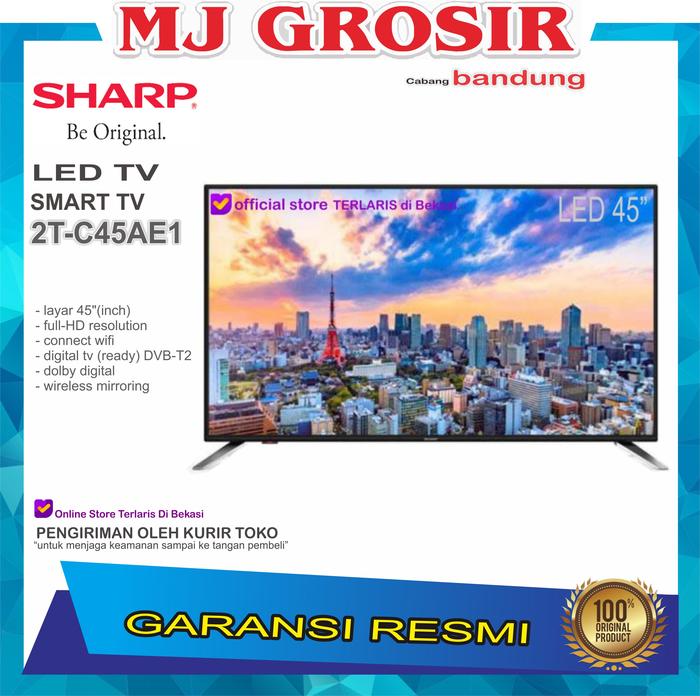 Jual PROMO LED TV SHARP 45" 2T-C 45AE1 45 INCH USB MOVIE HDMI SMART TV ...