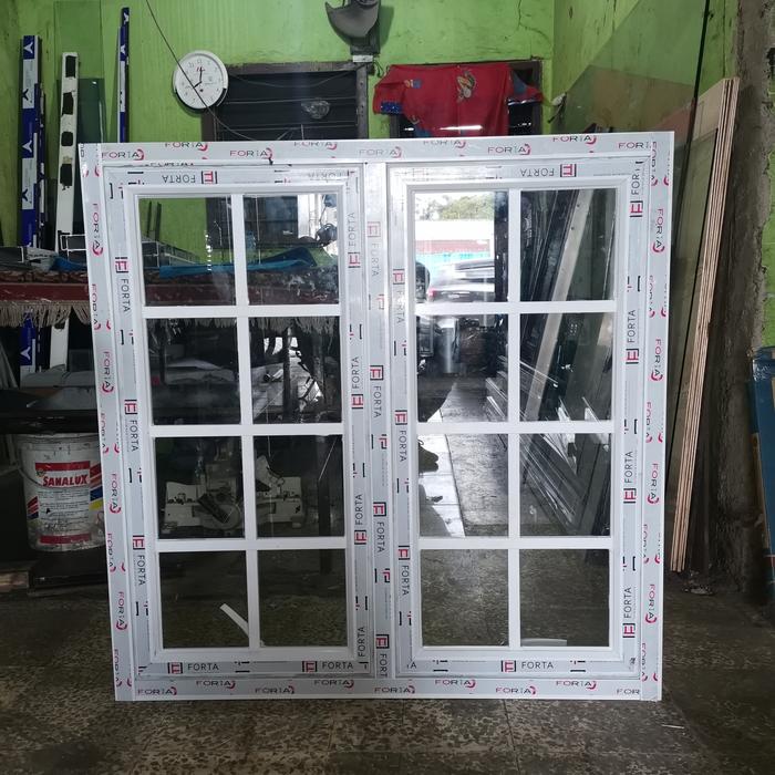 Jual jendela alumunium forta 3 inc ornamen uk 100x100 - Kab. Bogor ...