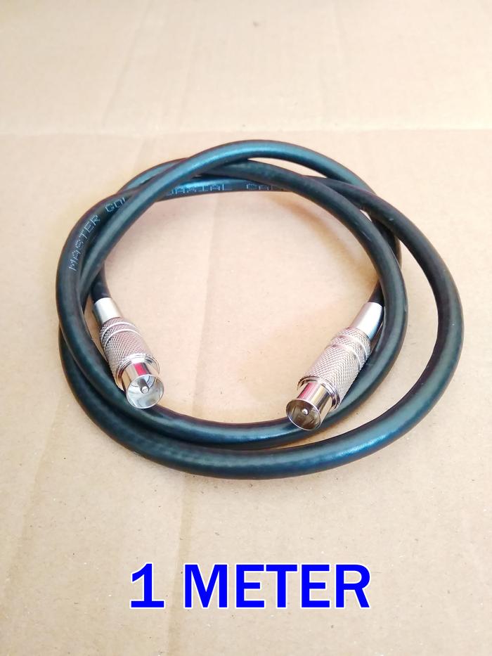 Jual Kabel Loop Out - Kabel Antena TV 1 Meter - Jack Male Dan Male ...