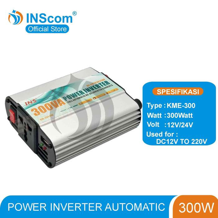 Jual POWER INVERTER 300 WATT DC to AC INSCOM - Kota Surabaya - INScom ...