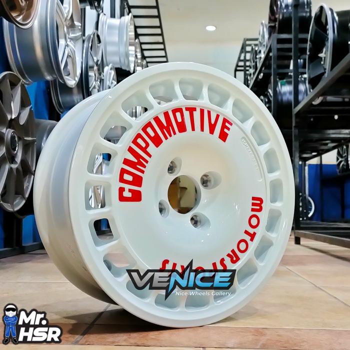 Jual Velg Mobil Compomotive R15 Ignis H4x100 White Di Venice - Kota ...