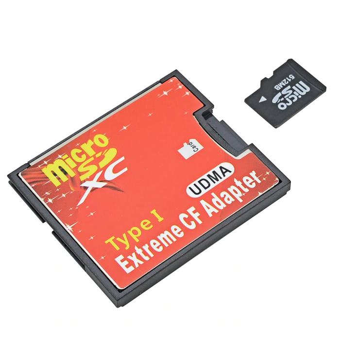 Jual Converter Micro SD jadi Compact Flash Card Extreme CF Adapter TF ...