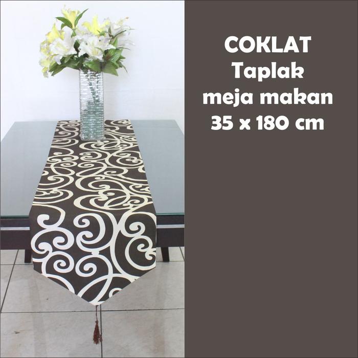 Jual Taplak kain meja makan / dinner table runner - 40x250, Chanel Muda ...