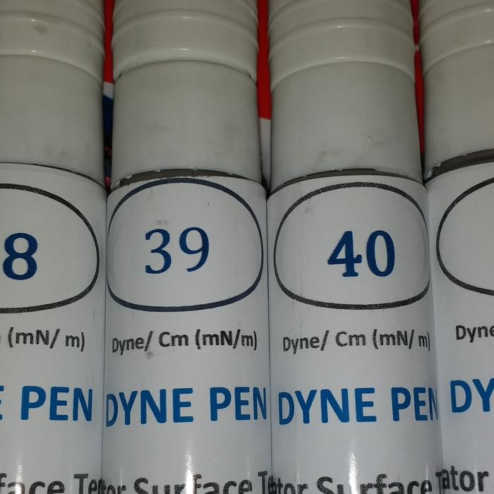 Jual Dyne Pen Test for surface tension Test pvc, opp, plastic, pp, pe ...