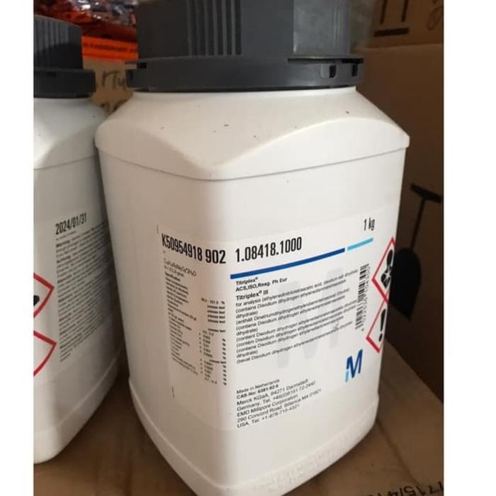 Jual titriplex iii merck/Na Edta merck Titriplex 1.08418 - Kota Bekasi ...