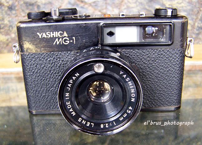 Jual kamera analog jadul - YASHICA MG1 black - lensa manual yashinon - seha - Kab. Malang ...