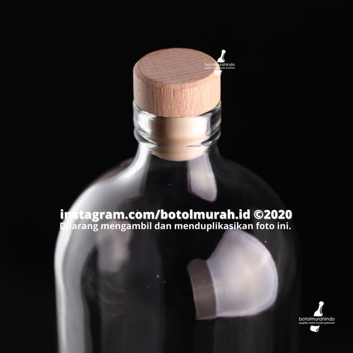 Jual Botol Kaca Bening 1 L Litre 1000 ml Jamu Glass Clear Bottle BARU ...