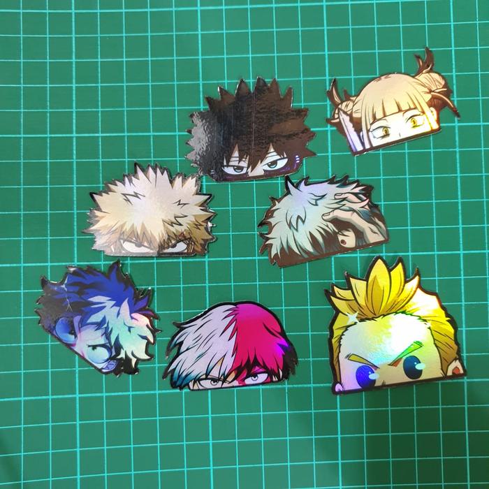 Jual Sticker Hologram Anime - Hero Academia - Set 7pcs - Jakarta Utara ...