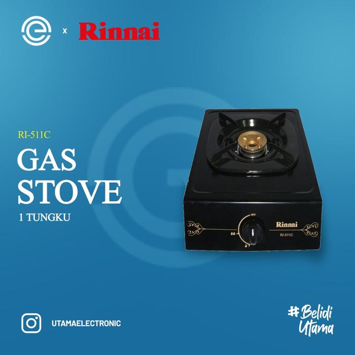 Jual RINNAI Kompor Gas Teflon 1 Tungku - RI-511C - Jakarta Pusat ...