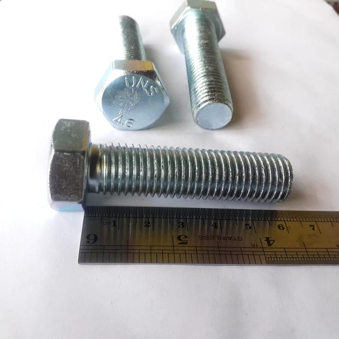 Jual BAUT M16X60 / BMP M16X60 / BMP M16 X 60 BAUT MUR PUTIH KUNCI 24 ...