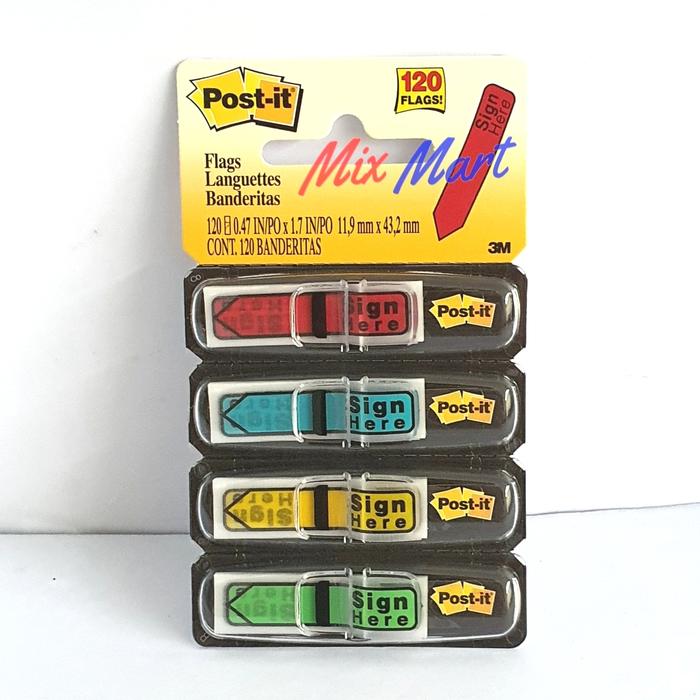 Jual Post It Sign Here 684 SH 3M 4 colours. - Jakarta Utara - MixMart ...