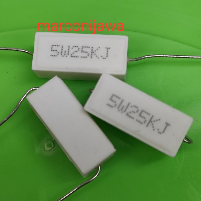 Jual Resistor 5W 25K ohm - Jakarta Barat - Marconi jawa | Tokopedia