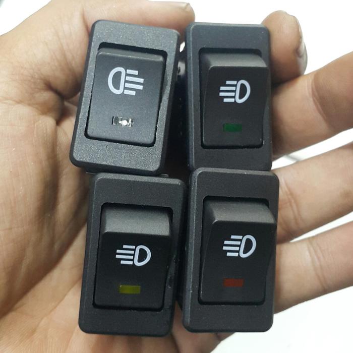 Jual saklar switch LED rocker 4pin 12 V 35A mobil auto lampu - Kota ...