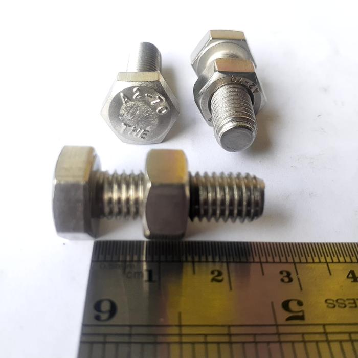 Jual BAUT M8X25 STAINLESS STEEL SS BAUT MUR M8 X 25 SUS 304 KUNCI 13 - Kab. Tangerang - SINAR ...