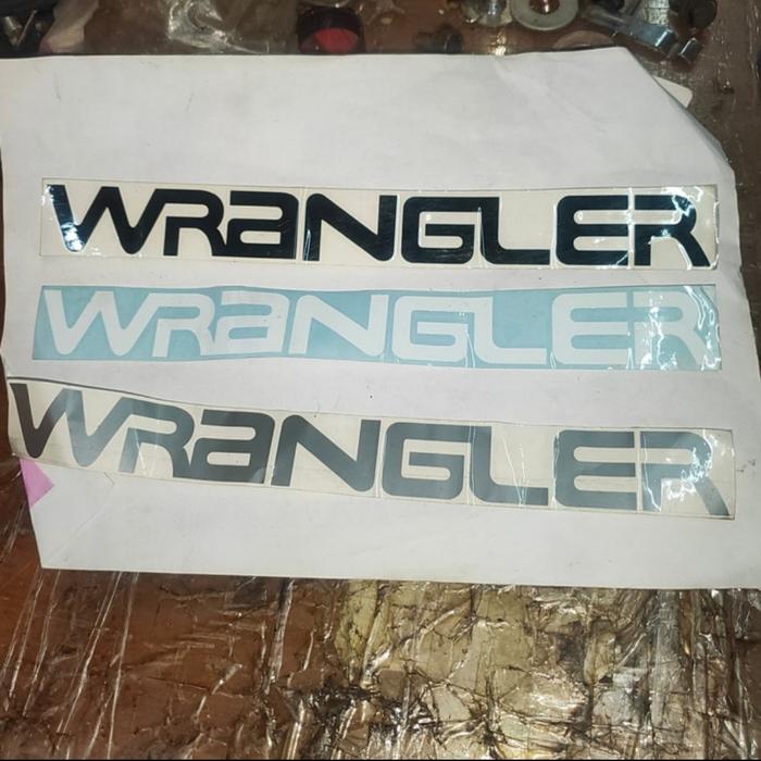 Jual stiker sticker wrangler Jeep wrangler YJ - Jakarta Pusat - New ...