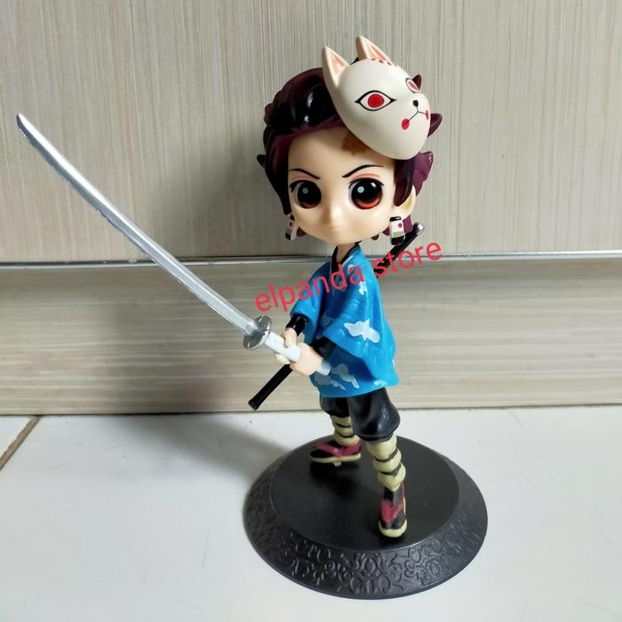 Jual Qposket Kimetsu No Yaiba Demon Slayer Tanjiro Nezuko Giyu Figure ...