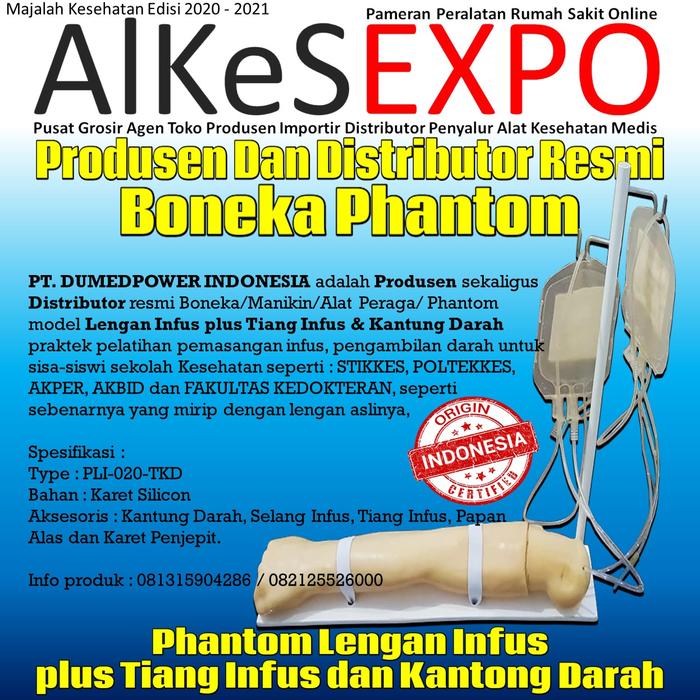 Jual Phantom Lengan Pasang Infus Silicon PLI-020-TKD | ALKES EXPO ...