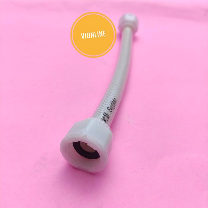 Jual Slang flexible pvc closet wastafel 25cm/selang fleksibel pvc 25cm ...