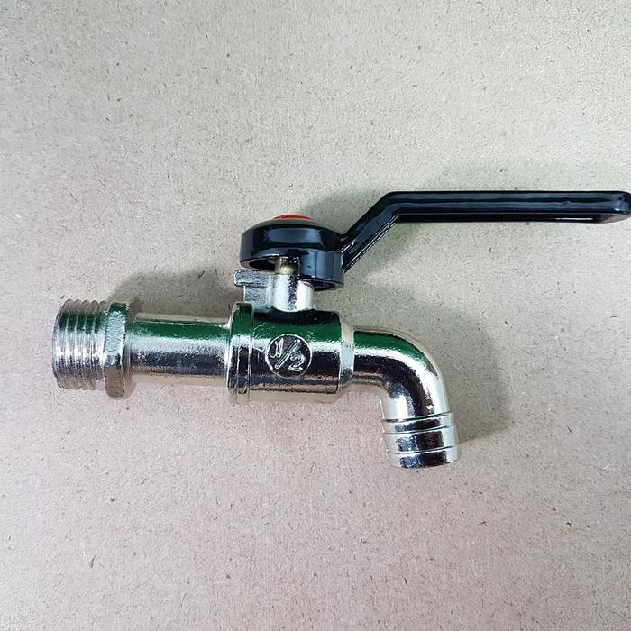 Jual Kran besi IGm 1/2" gagang panjang (Model soligen) | Keran Besi ...