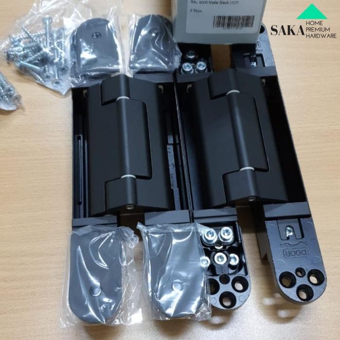 Jual Engsel Tectus TE 540 Black Matt Tectus Concealed Hinges - Jakarta ...