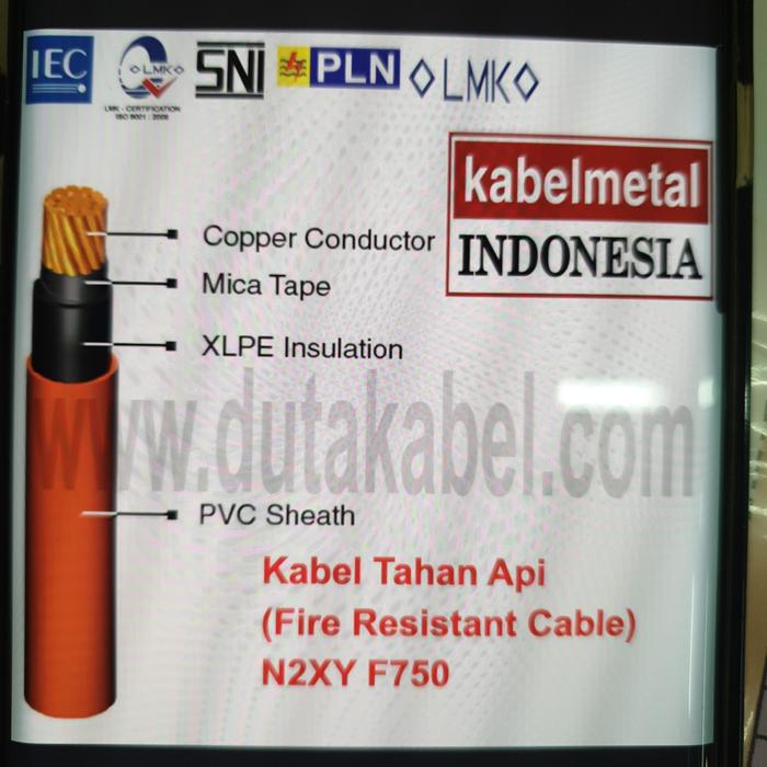 Jual Kabel FRC 1x70mm merk kabelmetal KMI tahan panas resistant cable ...