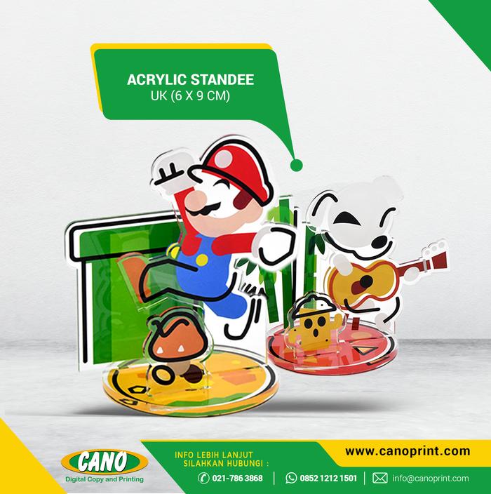 Jual Standee Akrilik - Custom Plakat Akrilik - Standee Acrylic 6 x 9cm ...