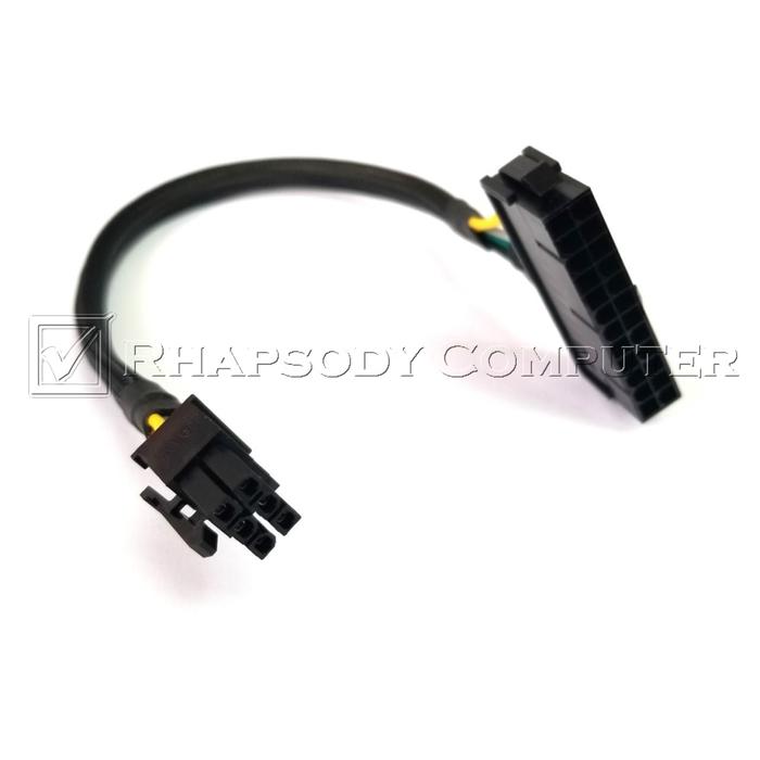 Jual Kabel Power Supply ATX 24 Pin to 6 Pin Adapter for DELL 3060 5050 ...