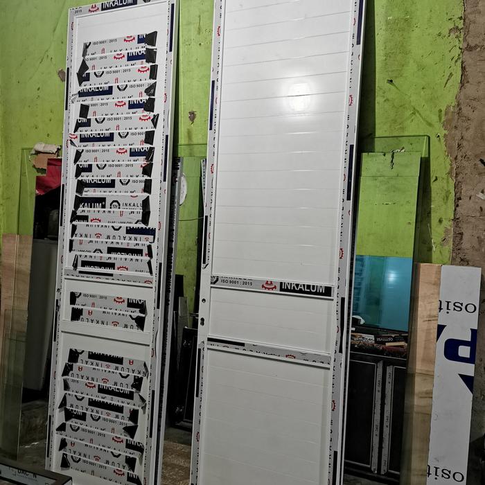 Jual pintu panel alumunium kamar mandi merek inkalum 4inc uk 240 x 70 ...