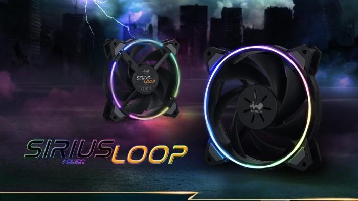 Jual Fan Case InWin Sirius Loop ASL120 ARGB - Triple Pack (BLACK ...