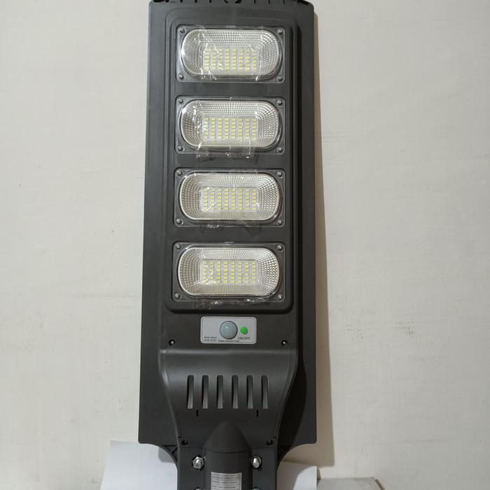 Jual lampu jalan LED PJU 120w solar Cell panel Surya all in one 120w ...